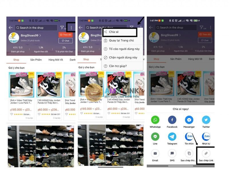 TẤT TẦN TẬT Cách Lấy Link Shopee Cá Nhân, Sản Phẩm, Shop Trong 1 Phút