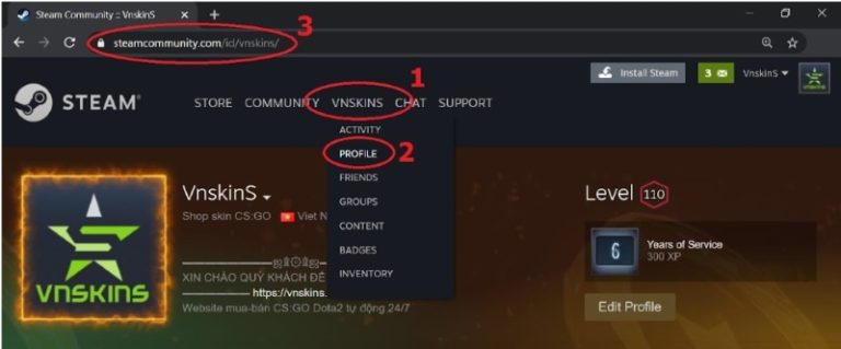 Hướng Dẫn Cách Lấy Link Steam Chỉ Với 3 Bước Cực Kỳ Đơn Giản